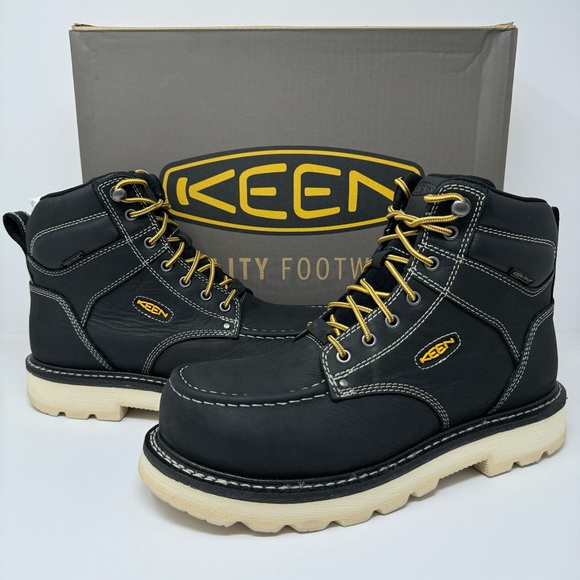 Keen | Shoes | Keen Mens Cincinnati 9 Degree 6 Wp Heel Boots Carbon ...